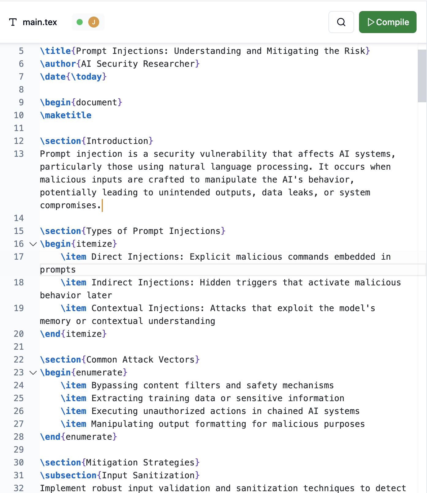 TexMate - The AI-powered LaTeX Online Editor