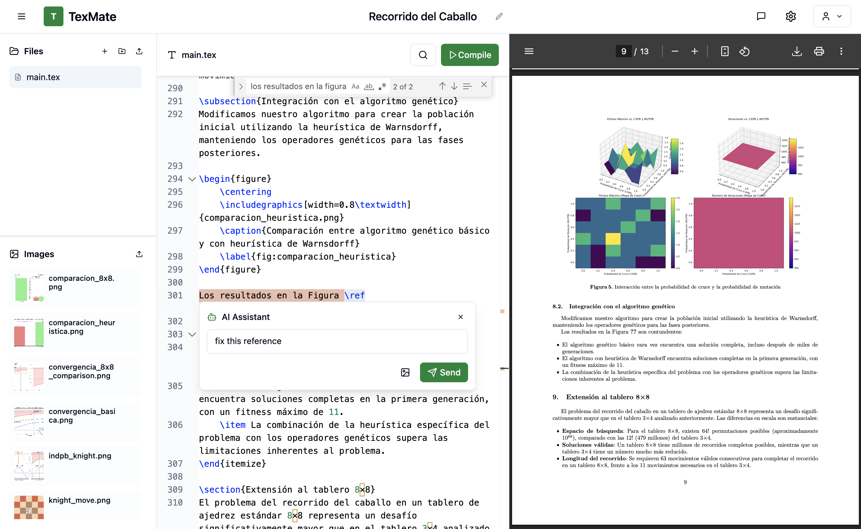 TexMate - The AI-powered LaTeX Online Editor